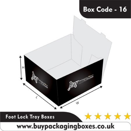 Custom Foot Lock Tray Boxes