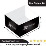 Custom Foot Lock Tray Boxes