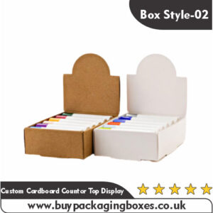 Cardboard Counter Top Display Boxes – Custom & Durable