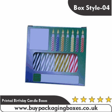 Printed Birthday Candle Boxes - Buy Packaging Boxes