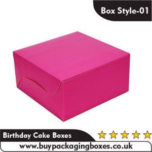 Custom Birthday Cake Boxes | Stylish & Secure Packaging