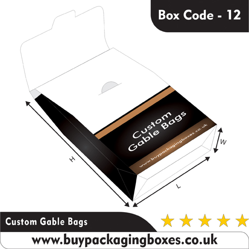 Eye-catching Custom Gable Bags - Unique Packaging Solution