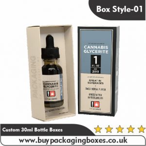 Custom Printed 20ml Bottle Boxes